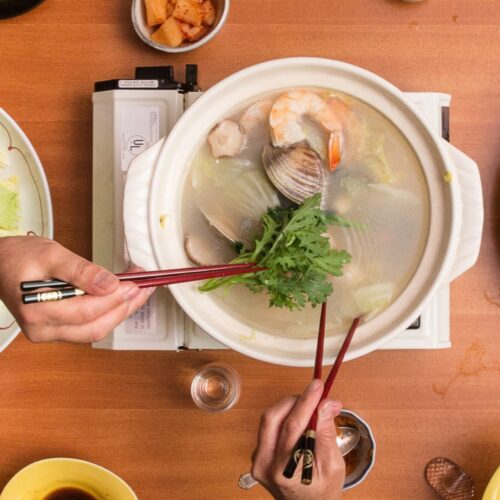 Gluten Free Japanese Recipe Seafood Hot Pot: Kaisen Nabe is Comforting ...